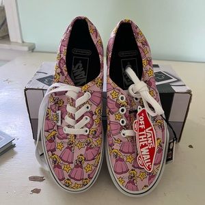 Vans | Shoes | Princess Peach Authentic Vans | Poshmark